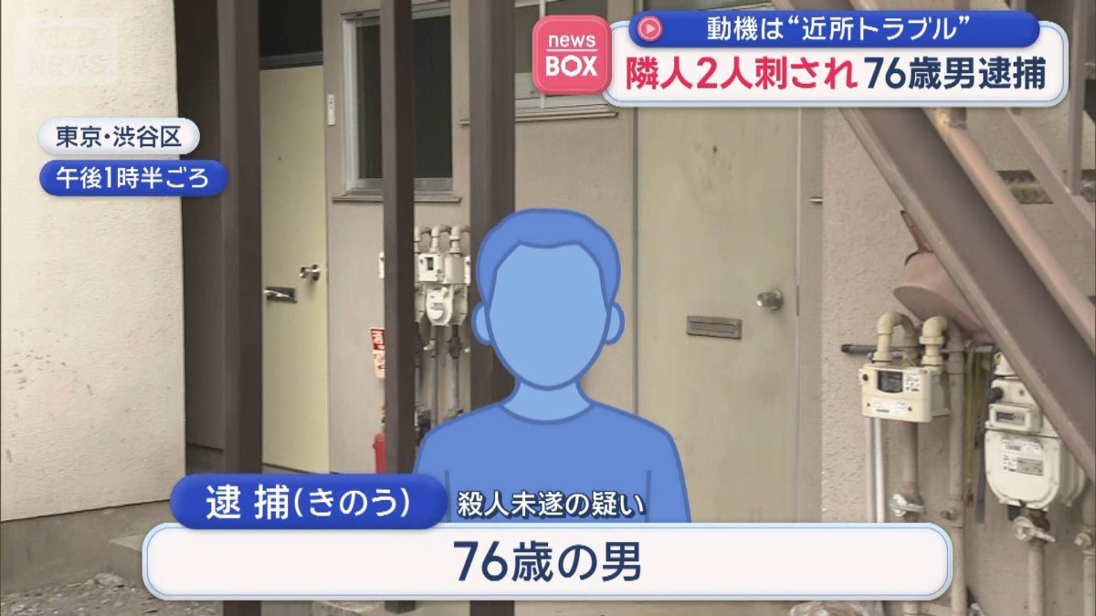 Shibuya man arrested for stabbing neighbors over ‘noisy breakfast ...